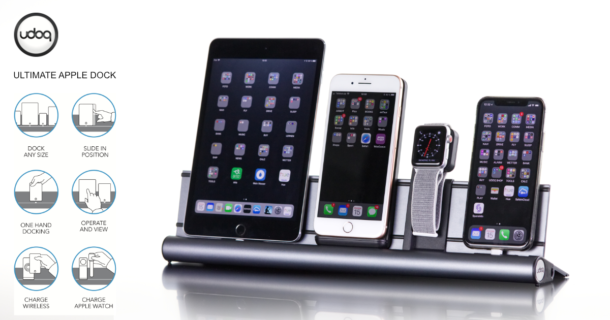 udoq - THE ULTIMATE APPLE DOCK by Marcus Kuchler - Indiegogo