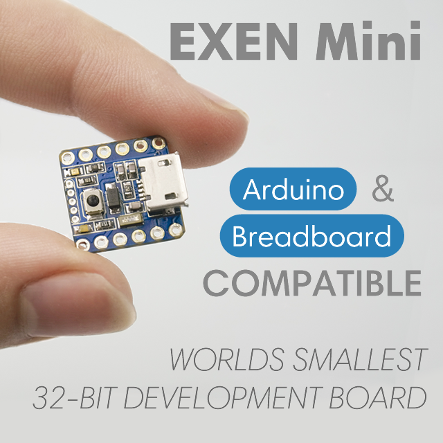 Exen Mini - Smallest 32bit Arduino Comp Dev Board by Hayden Barton ...