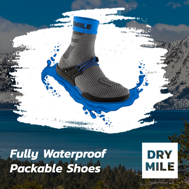 DRYMILE - Fully Waterproof Packable Shoes by Rick Chi - Indiegogo