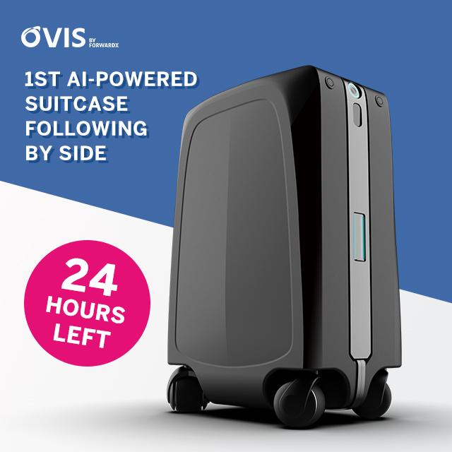 Ovis: 1st AI-Powered Suitcase Following by Side by ForwardX Robotics ...