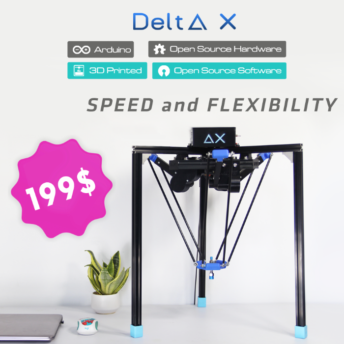 Delta X - Open Source Delta Robot Kit by Trung Doan Hong - Indiegogo
