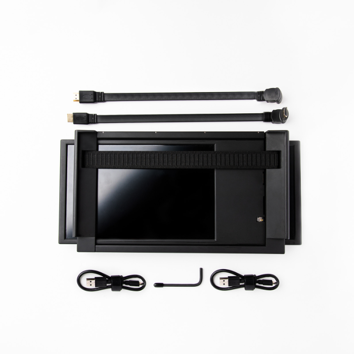 Xebec: Collapsable Tri-Screen Laptop Workstation by The Xebec - Indiegogo