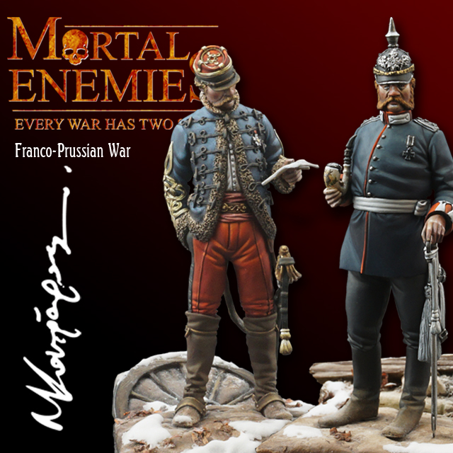 Mortal Enemies-Franco Prussian war-miniatures by Michael Kontraros ...