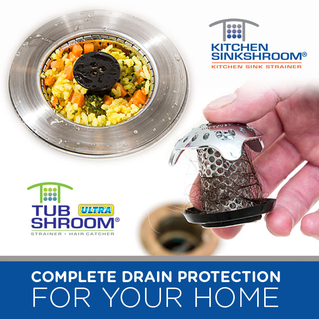 Kitchen SinkShroom & Ultra TubShroom No More Clogs by Serge Karnegie ...