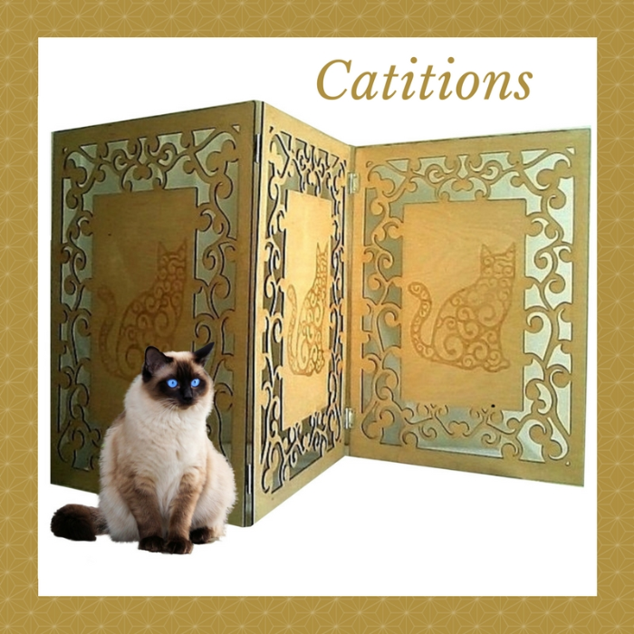 Catitions- The Artistic Privacy Screen for Cats by Thumbs Pets - Indiegogo