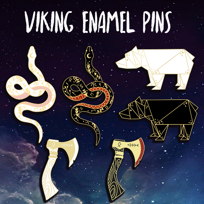 Viking Enamel Pins by Georgina Swift - Indiegogo