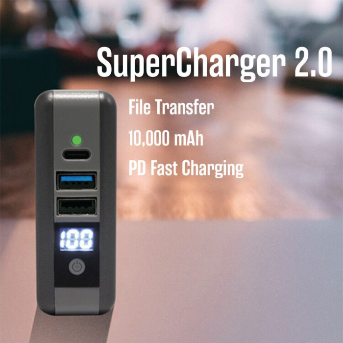 SuperCharger2.0-USB-C Hub & Fast Charge Power Bank by GOSPACE - Indiegogo