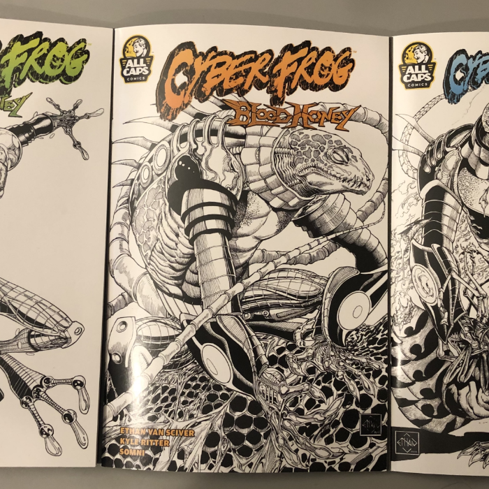 CYBERFROG: BLOODHONEY Lmtd ed. Line Art Variants! by Ethan Van Sciver ...