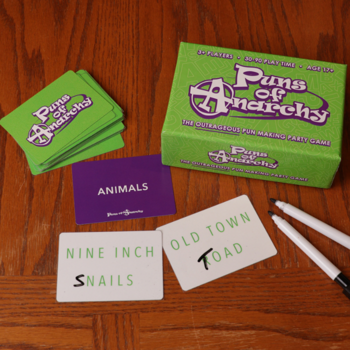 Puns of Anarchy: Outrageous Pun-Making Party Game by Evan Katz - Indiegogo