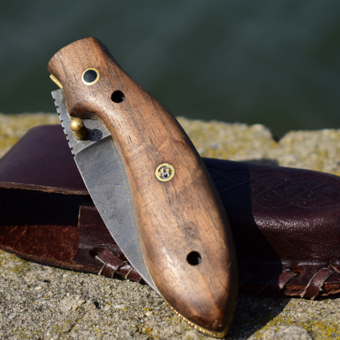 Damascus Adventure Folding Knife: The Great Sharpy by The Great Sharpy ...