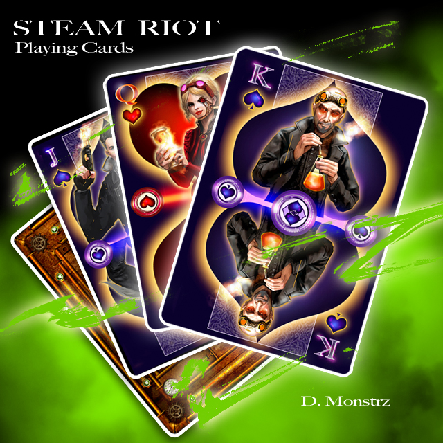 STEAM RIOT Playing Cards by D. Monstrz - Indiegogo