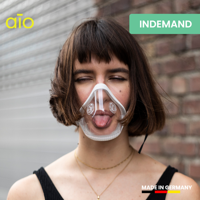AIO Transparent Mask - Sustainably Made in Germany by AIO by Clair ...