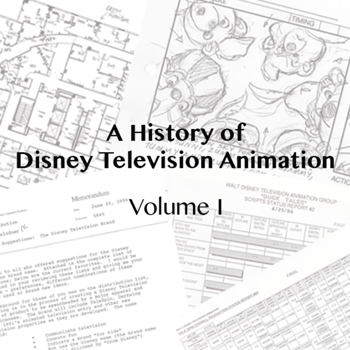 A History of Disney Television Animation: volume I by Tim Van Hal ...