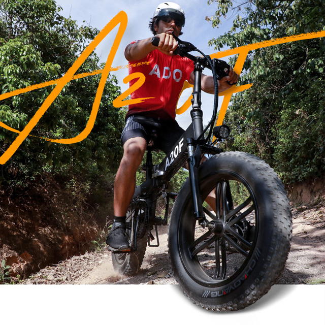ADO A20F - Best Foldable Off-road Electric Bicycle by ADece Oasis ...