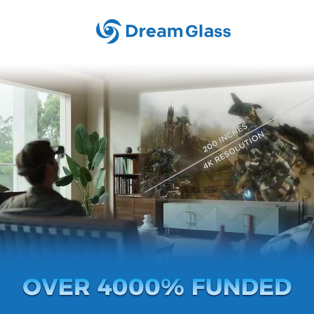 DreamGlass Lead: World's 1st 200” 4K All-in-One AR by Dream Glass ...