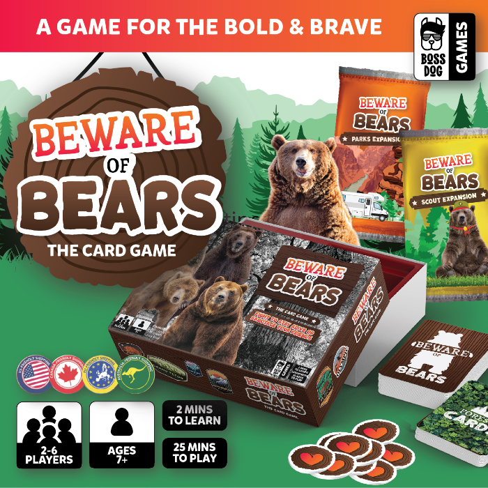 Beware of Bears: A Card Game for the Bold & Brave by Boss Dog Games ...