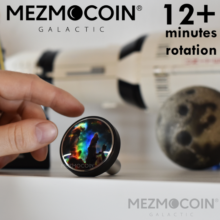 MEZMOCOIN GALACTIC- Holographic Spinning Galaxies by MEZMOGLOBE - Indiegogo