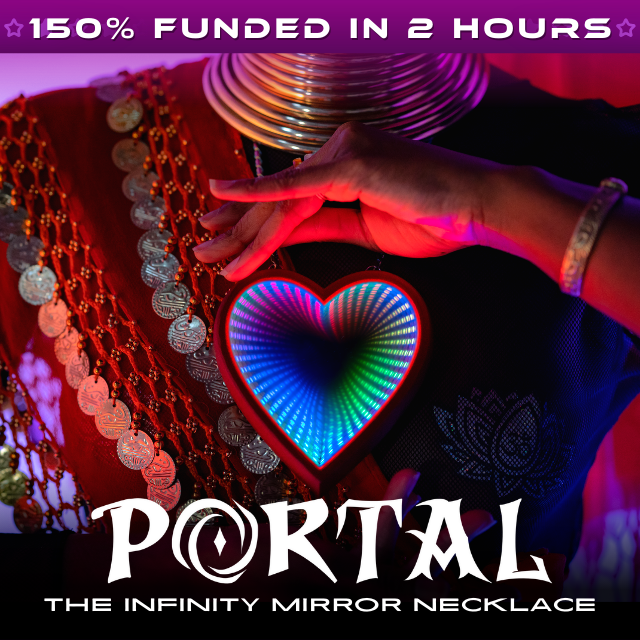 Portal: The Infinity Mirror Necklace by Portal Infinity Mirrors - Indiegogo