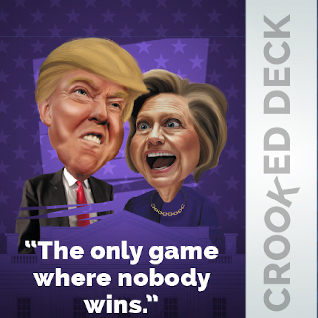 Crooked Deck: Hillary-Trump Convertible Card Game by Doug Crowe - Indiegogo
