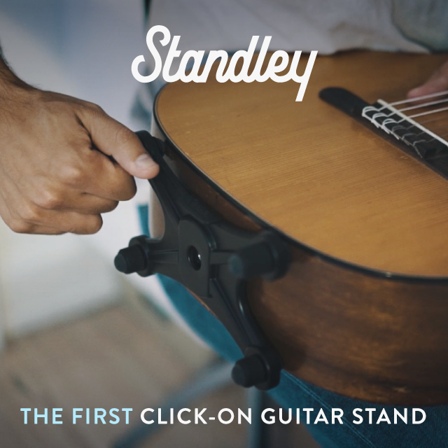 Standley. The Only Click-On Guitar Stand by Murad "Muri" Mahmoud ...