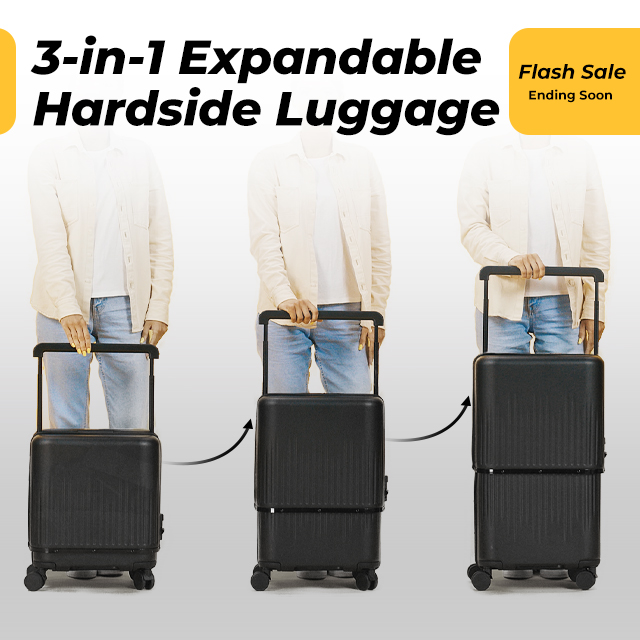 VELO Luggage: 3-in-1 Expandable Hardside Luggage by VELO Official ...