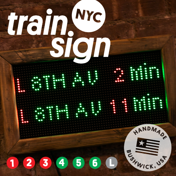 NYC Train Sign: live train times & status updates by Timothy Woo ...