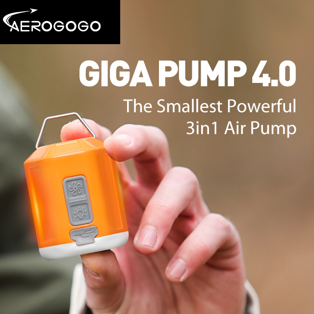 GIGA PUMP 4.0:The Smallest Powerful 3 in 1 AirPump by Aerogogo Tech ...