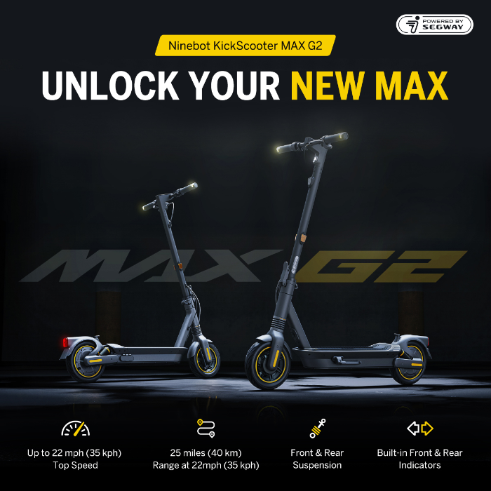 Ninebot KickScooter MAX G2: Unlock Your New MAX by Segway Ninebot ...