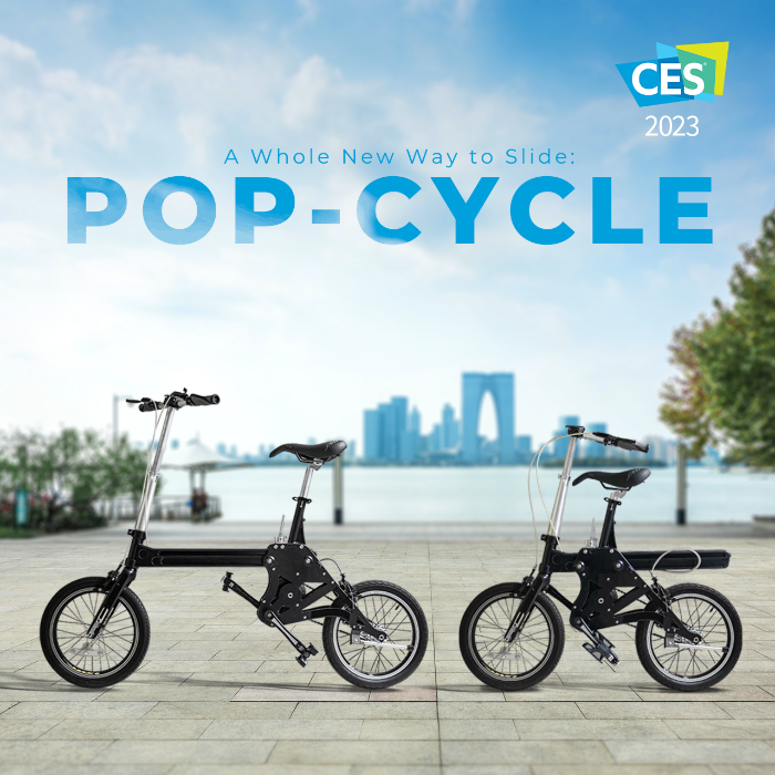 Pop-cycle! A whole new foldable and slidable bike by POP CYCLE - Indiegogo