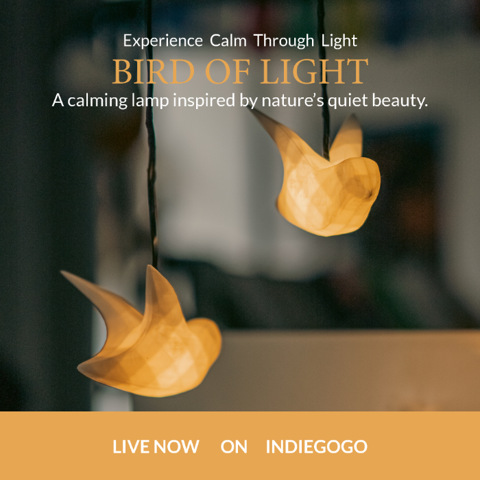 BIRD OF LIGHT : A calming 3D-printed lamp inspired by nature. by Kyra M ...
