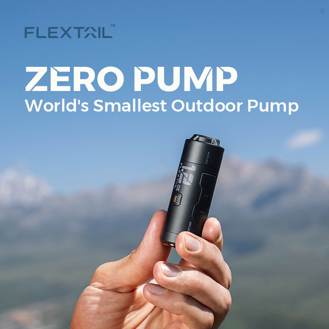 ZERO PUMP:World's Smallest Pump for Sleeping Pads by FLEXTAIL Original ...