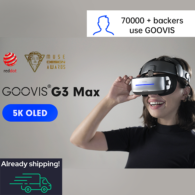 GOOVIS G3 Max: Most Advanced 5K OLED Cinematic HMD by GOOVIS Team ...