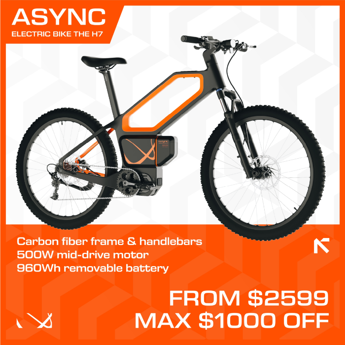 ASYNC H7: The All-in-one E-bike for City & Trail by ASYNC Ebikes ...