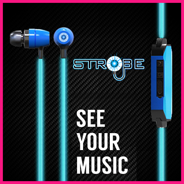 Strobe Earphones - Light Up Your Music by ChargeTech Enterprises ...
