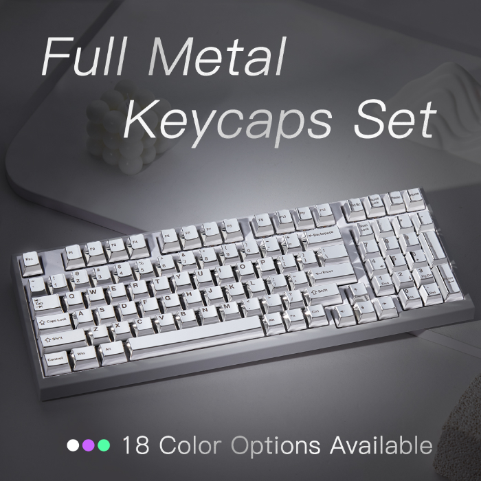 Awekeys Full Metal Keycaps Set From Recycled Metal by Awekeys Team ...