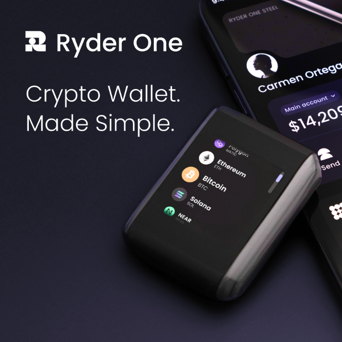 Ryder One: Stress-Free Crypto Wallet for Everyone by Ryder - Indiegogo