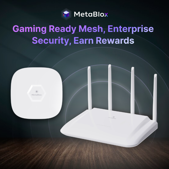 MetaBlox ROAM WiFi 6 Intelligent Router Miner by David - Indiegogo