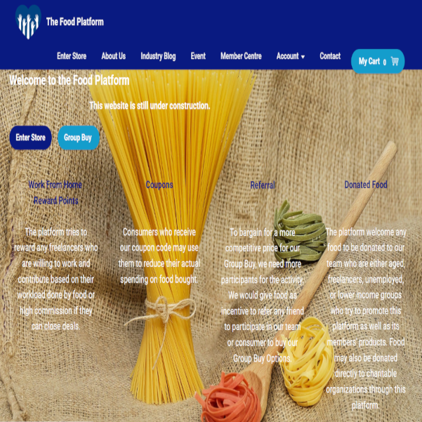 The Food Platform by PIT TAT PETER TAM - Indiegogo