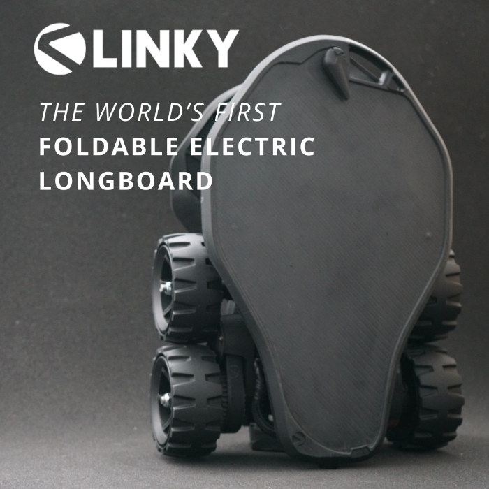 Linky 2.0: The First Foldable Electric Longboard by Linky Innovation ...