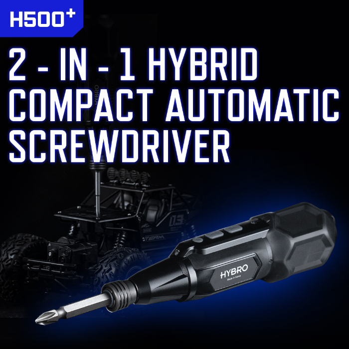 2-in-1 Compact Hybrid Power Screwdriver: H500 PLUS by Magpie Tech ...