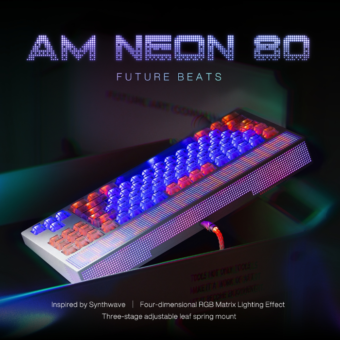 AM Neon 80 the 'RGB King' of keyboards by Angry Miao - Indiegogo