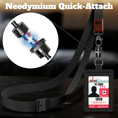 EDO GOT Magnetic Quick-Release Lanyard ID Badge by Edward Kralovensky ...