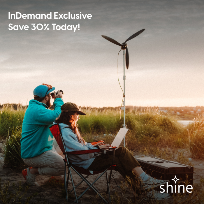 Shine 2.0 Fast Charge Your Devices with Wind Power by Shine Turbine ...