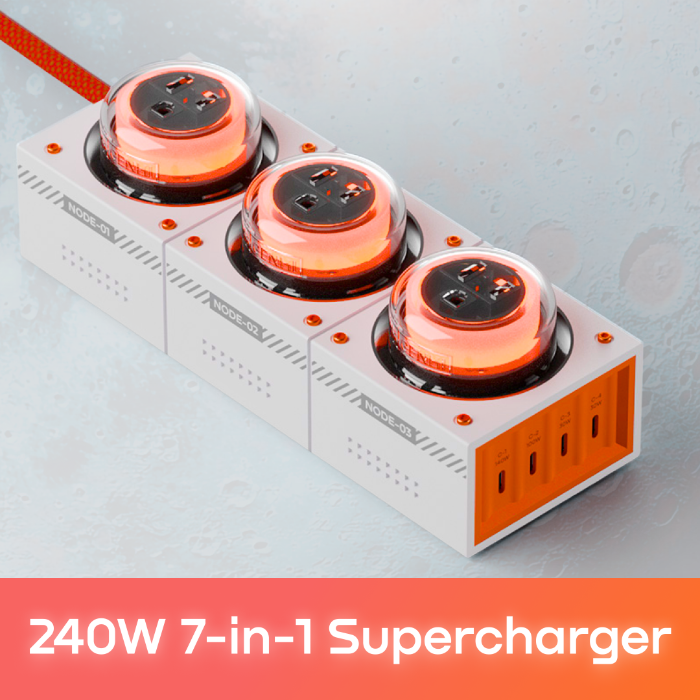 Moonbase: 240W GaN Power. 7-in-1 Supercharger by Genki by Human Things ...