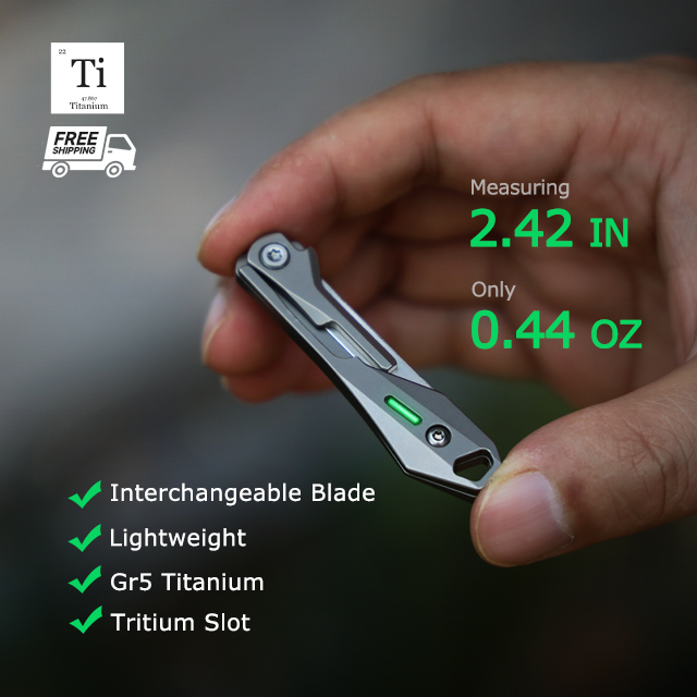 BladeNex: Titanium Micro Folding Scalpel Knife by MIH - Indiegogo