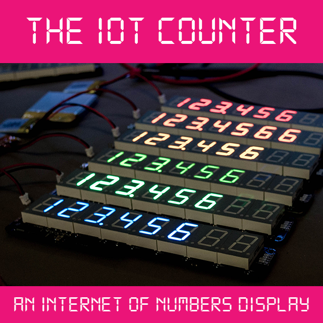 The IoT Counter - An Internet of Numbers Display by Matthew Adams ...