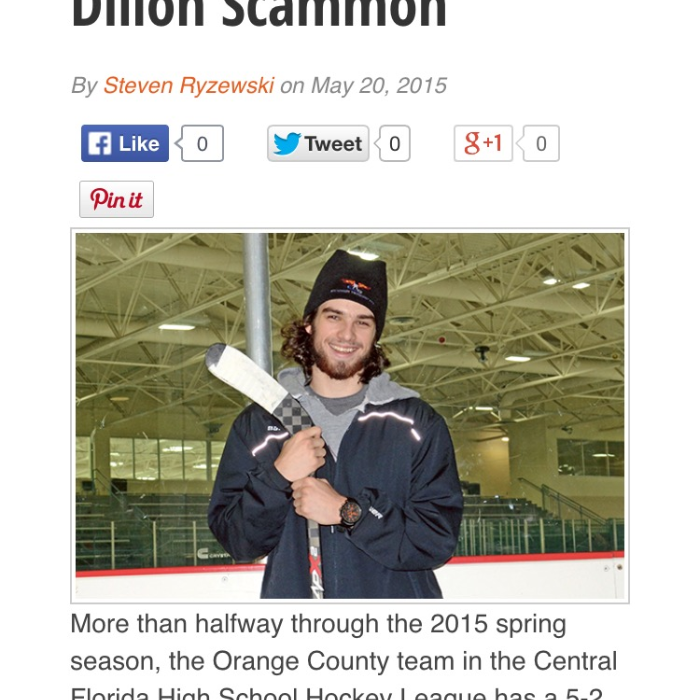 Ice Hockey Help by Dillon Scammon - Indiegogo