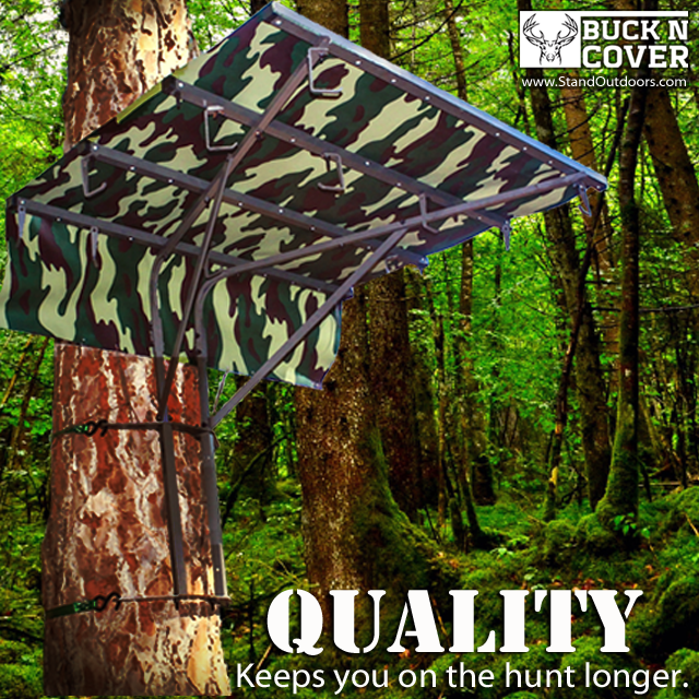 Buck N Cover: New Universal Tree Stand Cover by Lewis Kent - Indiegogo