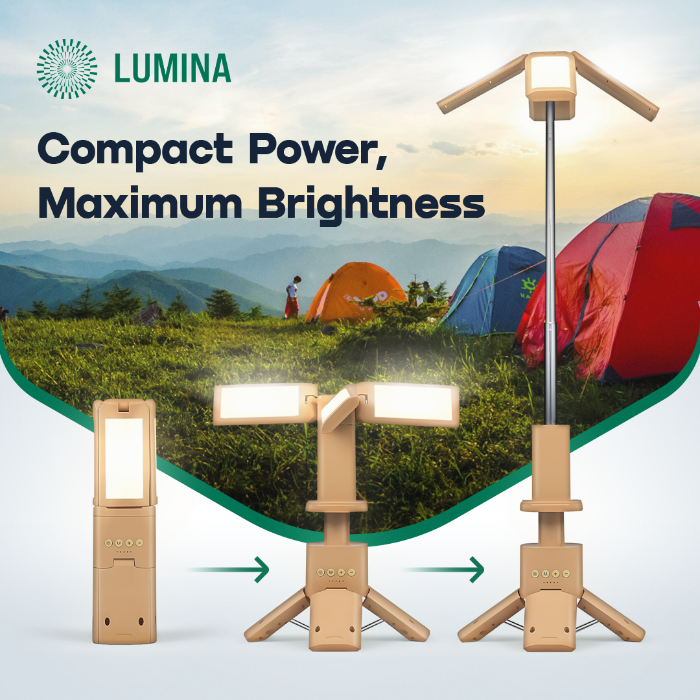 Lumina Pro: 4-in-1 Lantern for Adventure & Home by LUMINA GEAR - Indiegogo