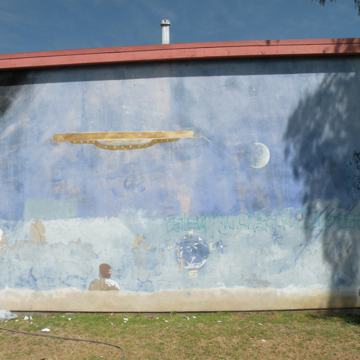 Outer Space Mural Restoration by Mural Conservancy of Los Angeles ...